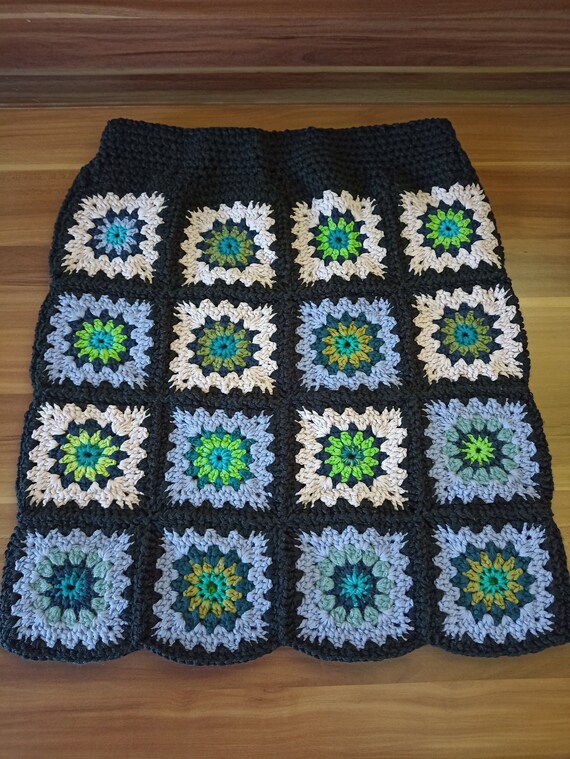 Granny Square Skirt - Etsy