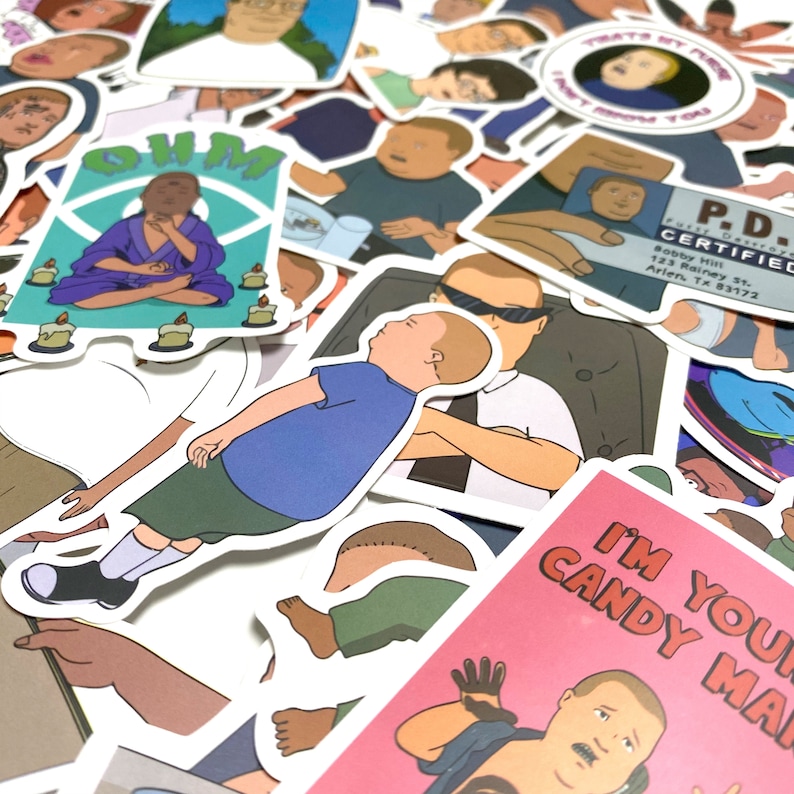 50pc Sticker Pack King of the Hill Cute Stickers Journal Diary Cute ...