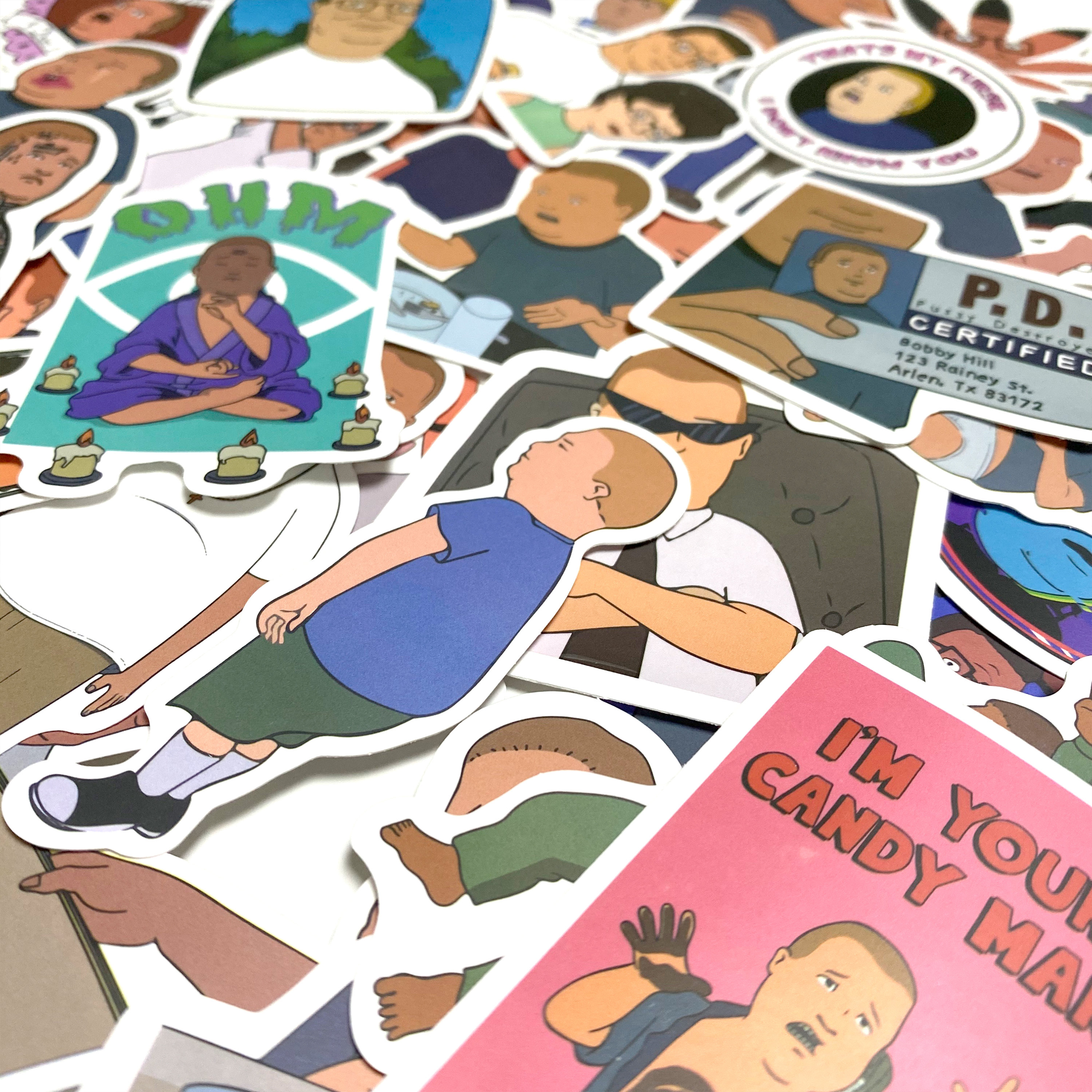 50pc Sticker Pack King of the Hill Cute Stickers Journal Diary Cute ...