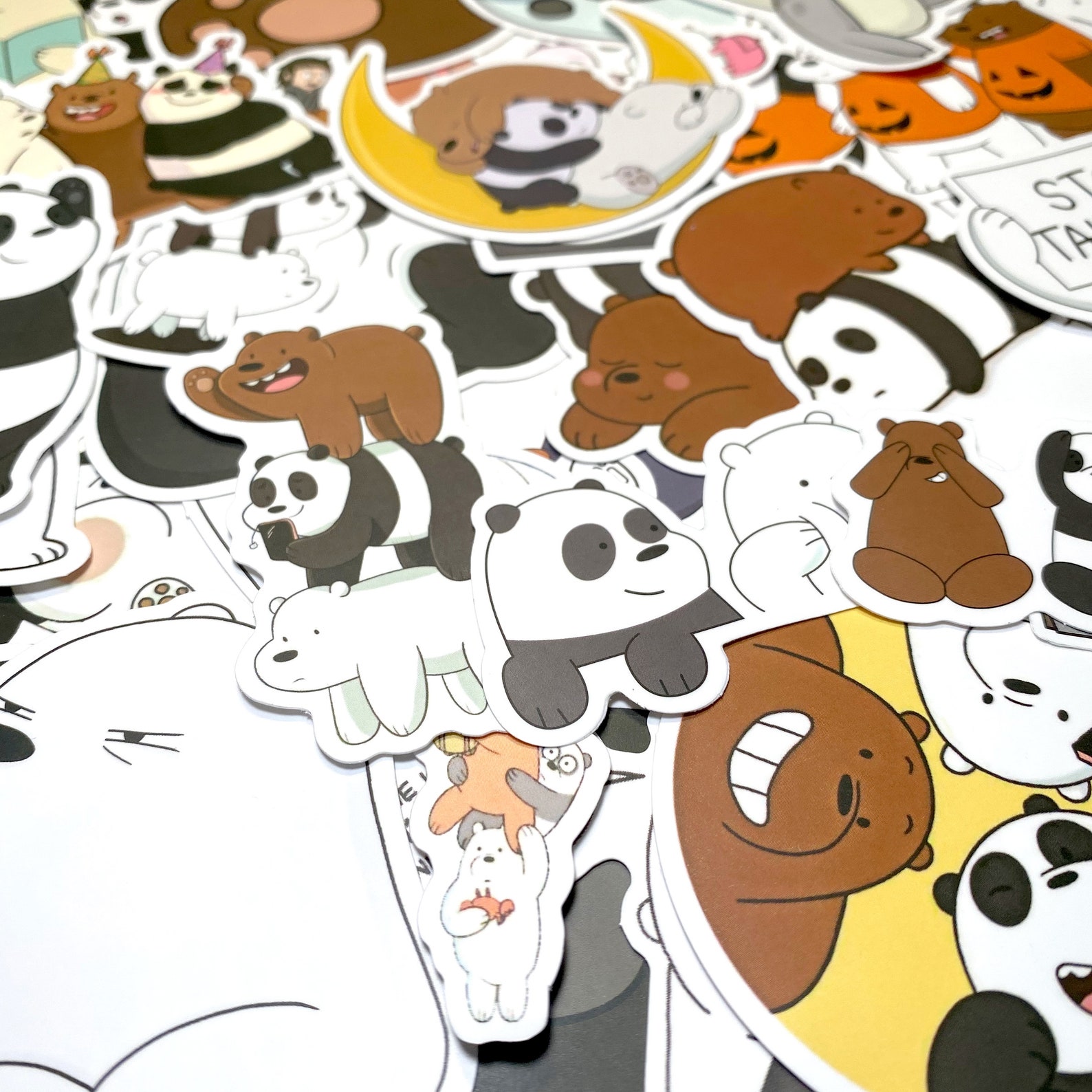 50pc Sticker Pack we Bare Bears Cute Stickers Journal - Etsy