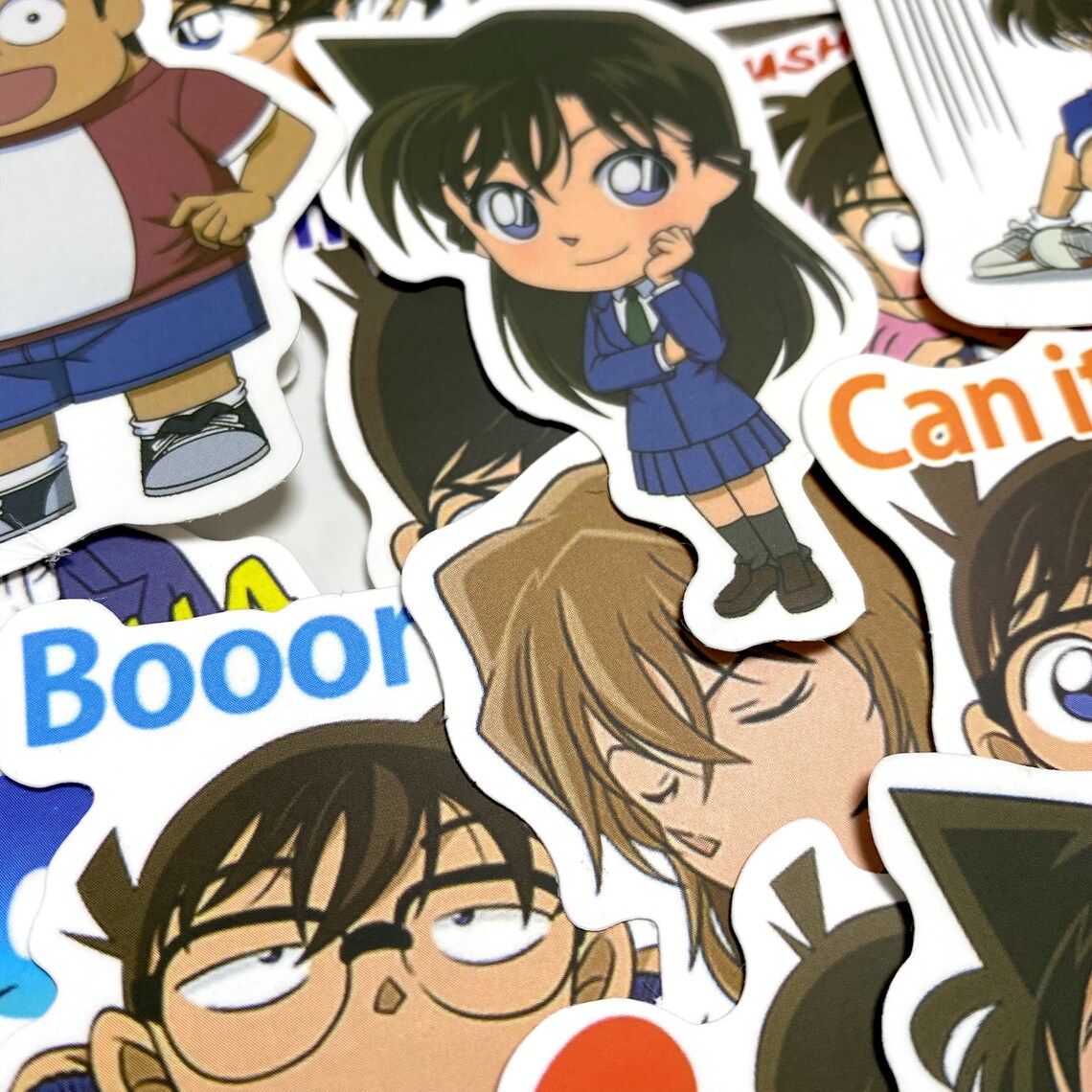 50pc Sticker Pack Detective Conan Cute Stickers Journal - Etsy