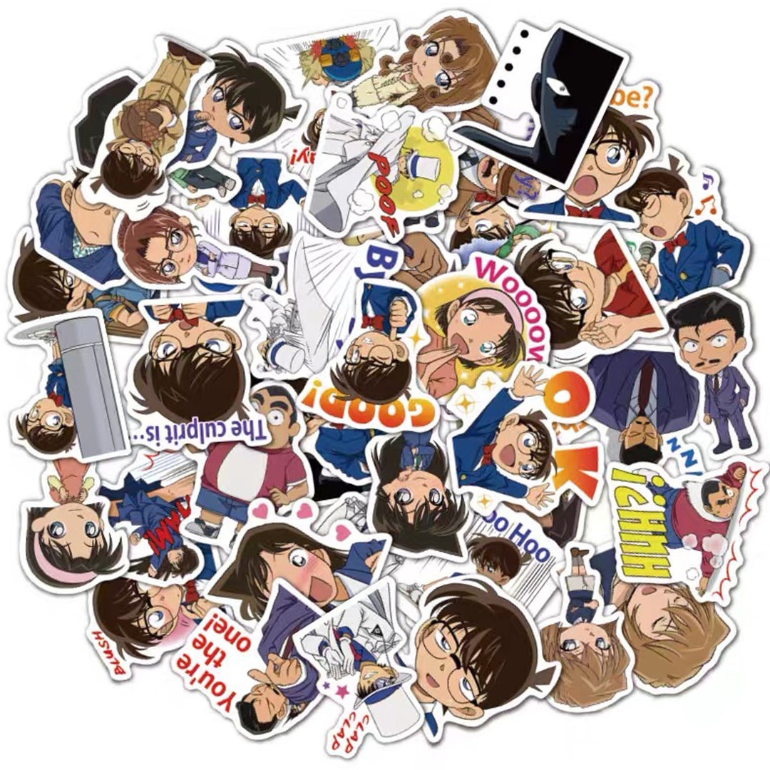50pc Sticker Pack - Detective Conan - Cute Stickers - Journal Diary ...