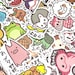50pc Sticker Pack - B-side Label Stickers - Cute Stickers - Journal ...