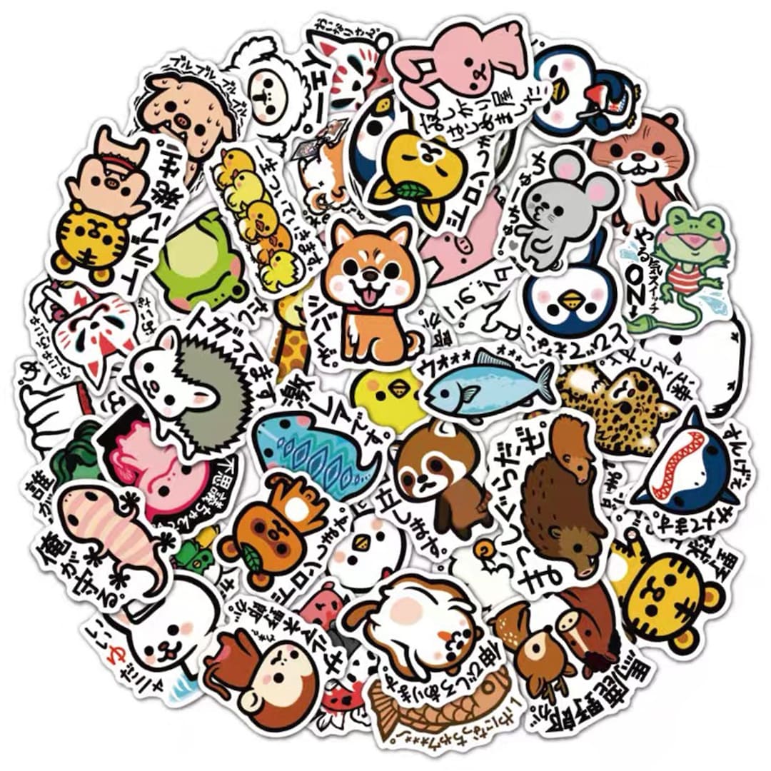 50pc Sticker Pack - B-side Label Stickers - Cute Stickers - Journal ...