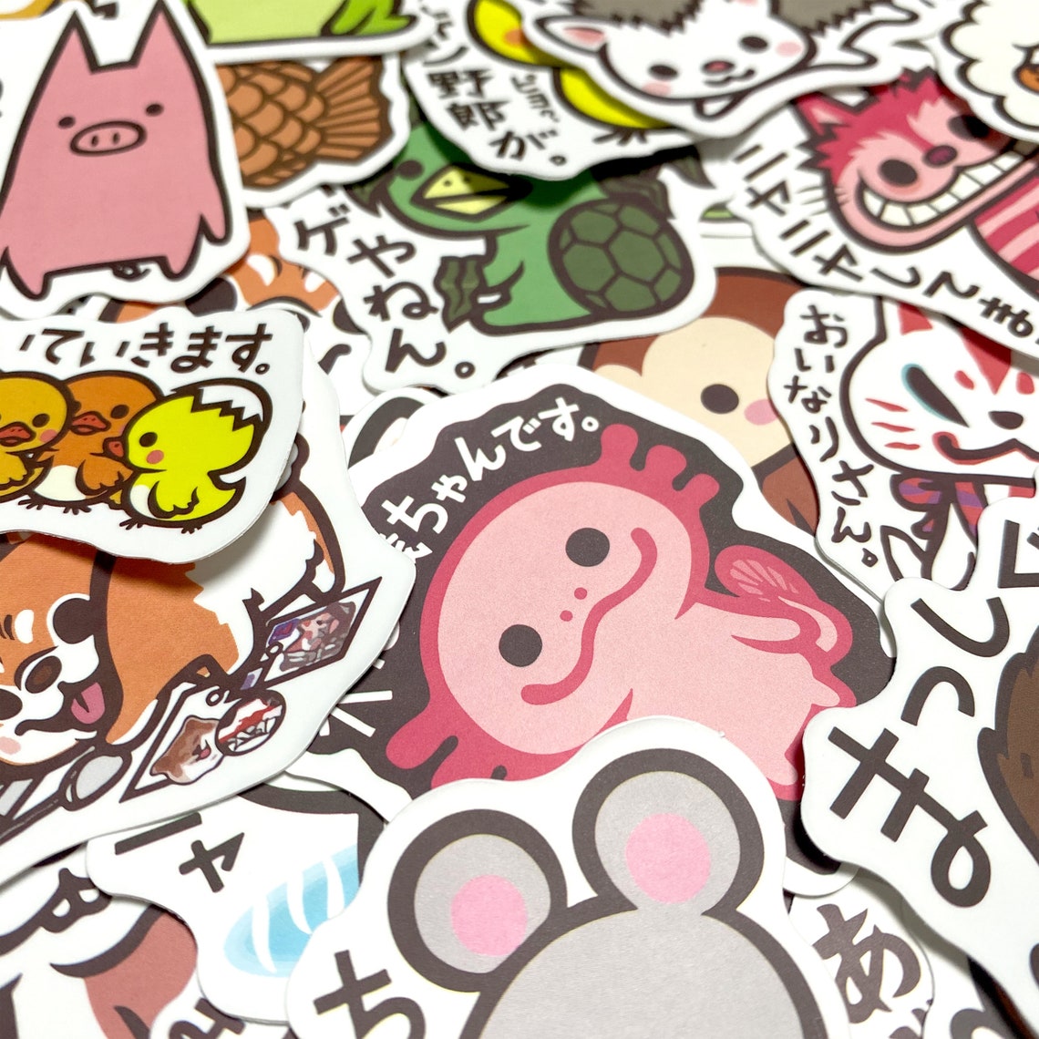 50pc Sticker Pack B-side Label Stickers Cute Stickers Journal Diary ...