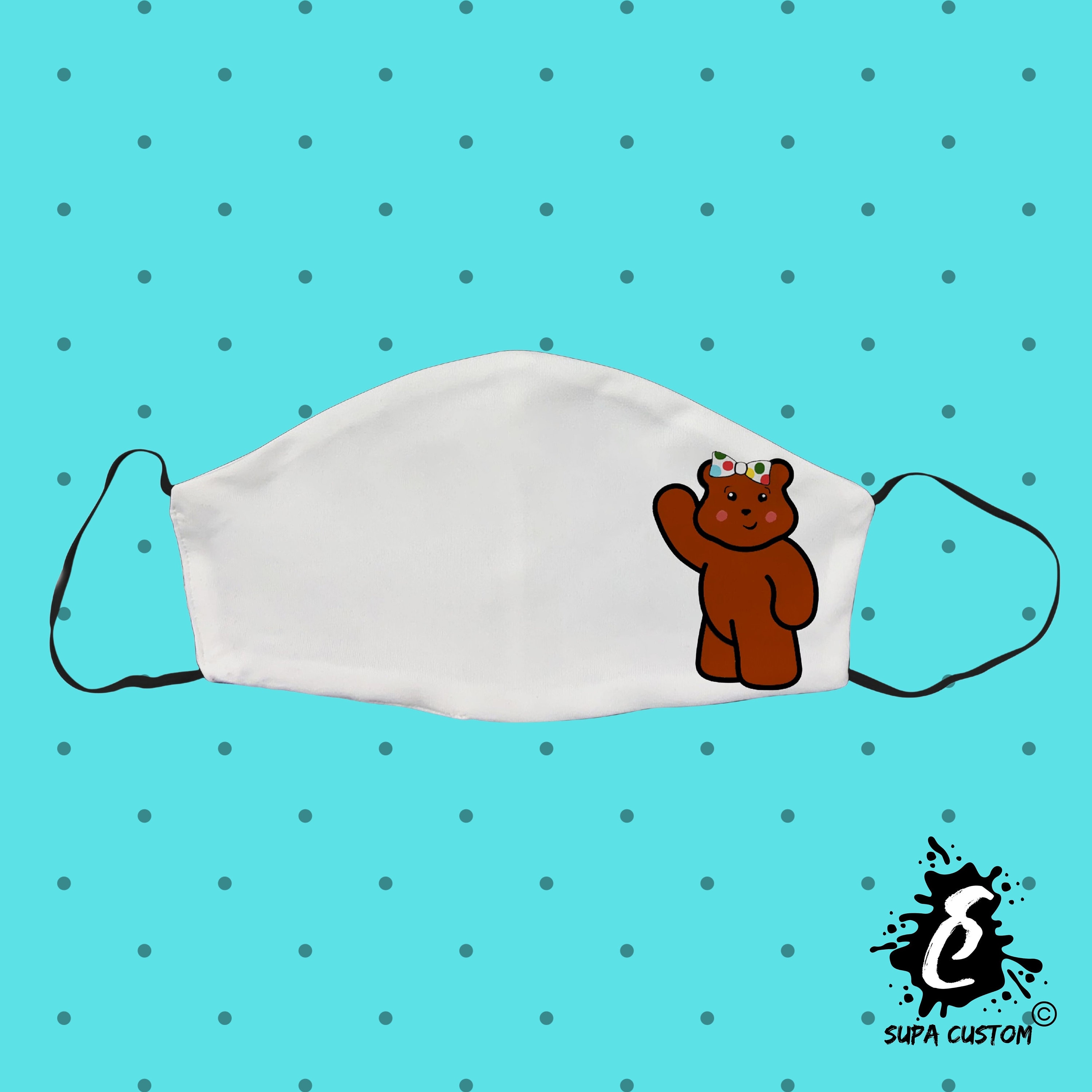 Plush Bear Mask Pudsey Children in Need Spotty Day Face - Etsy