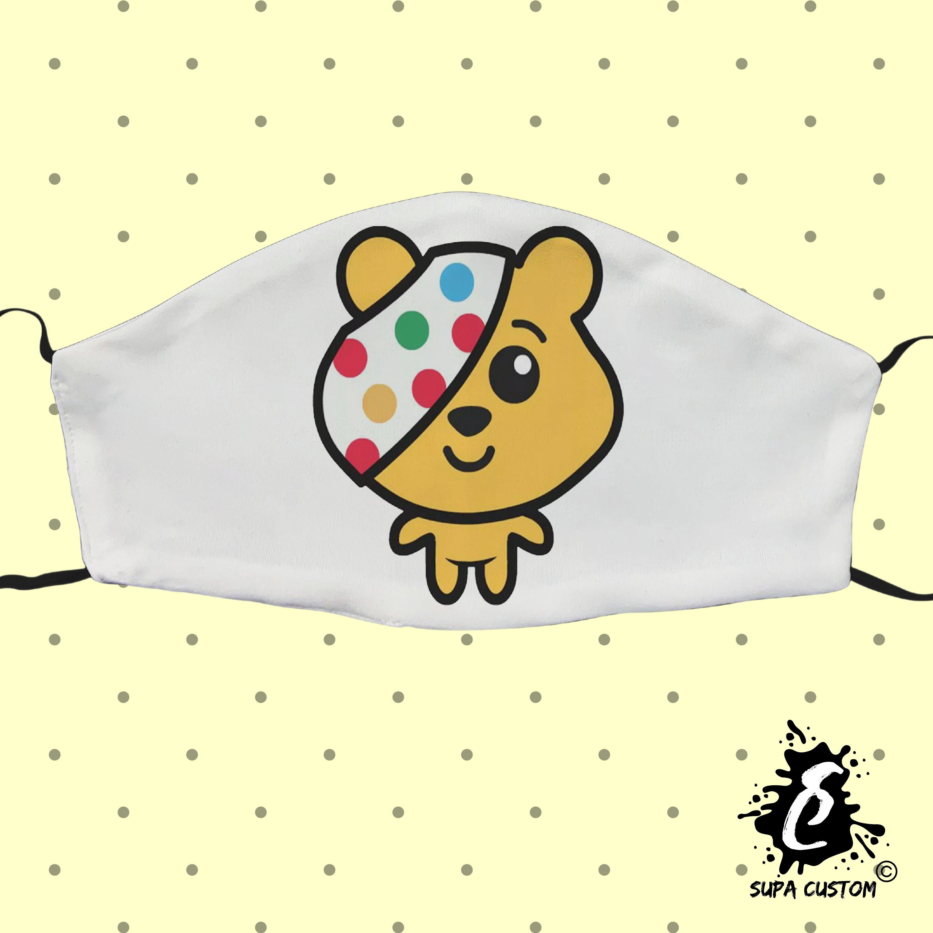 Pudsey Bear Animated Mask Spotty Day Children in Need - Etsy UK
