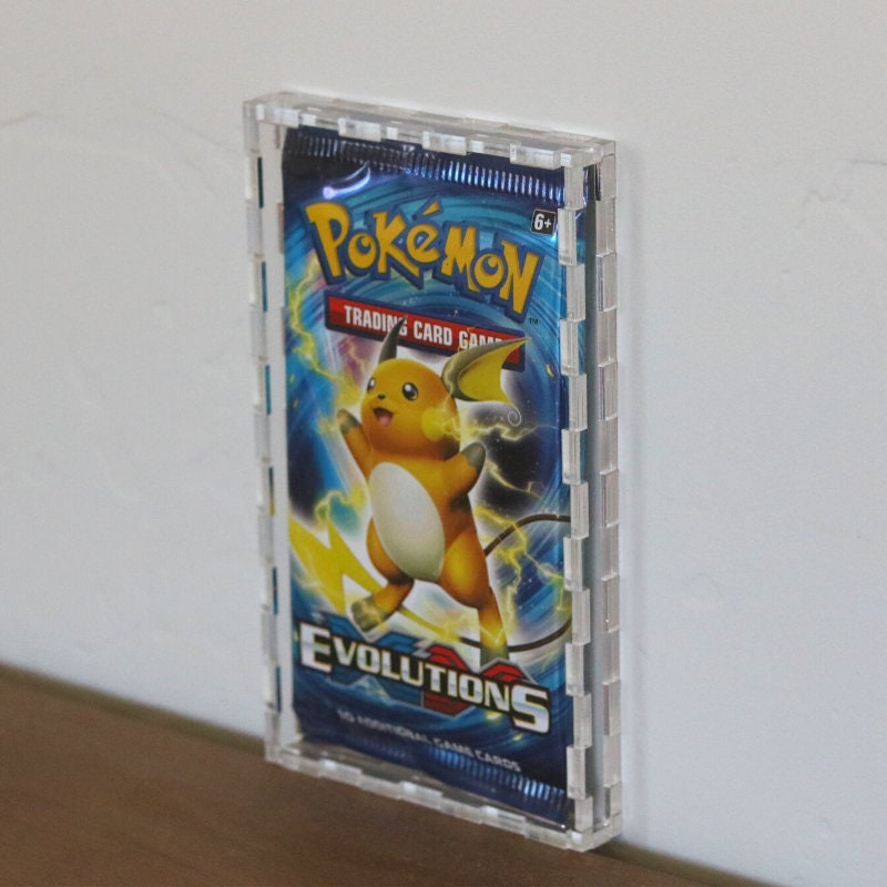 Pokemon Acrylic Booster Pack Display Case Box, Break N Trade - Etsy New ...