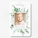 Personalised Plastic Memorial Card Funeral Memorial Card - Etsy