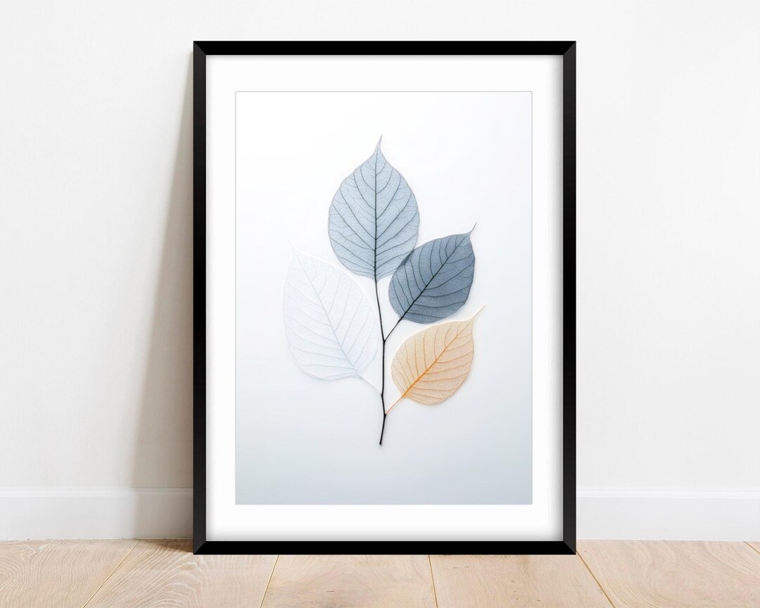 X-ray Leaves Art Transparent Poster - Etsy