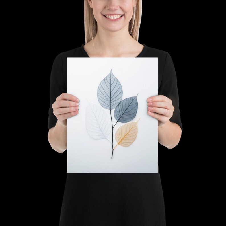 X-ray Leaves Art Transparent Poster - Etsy