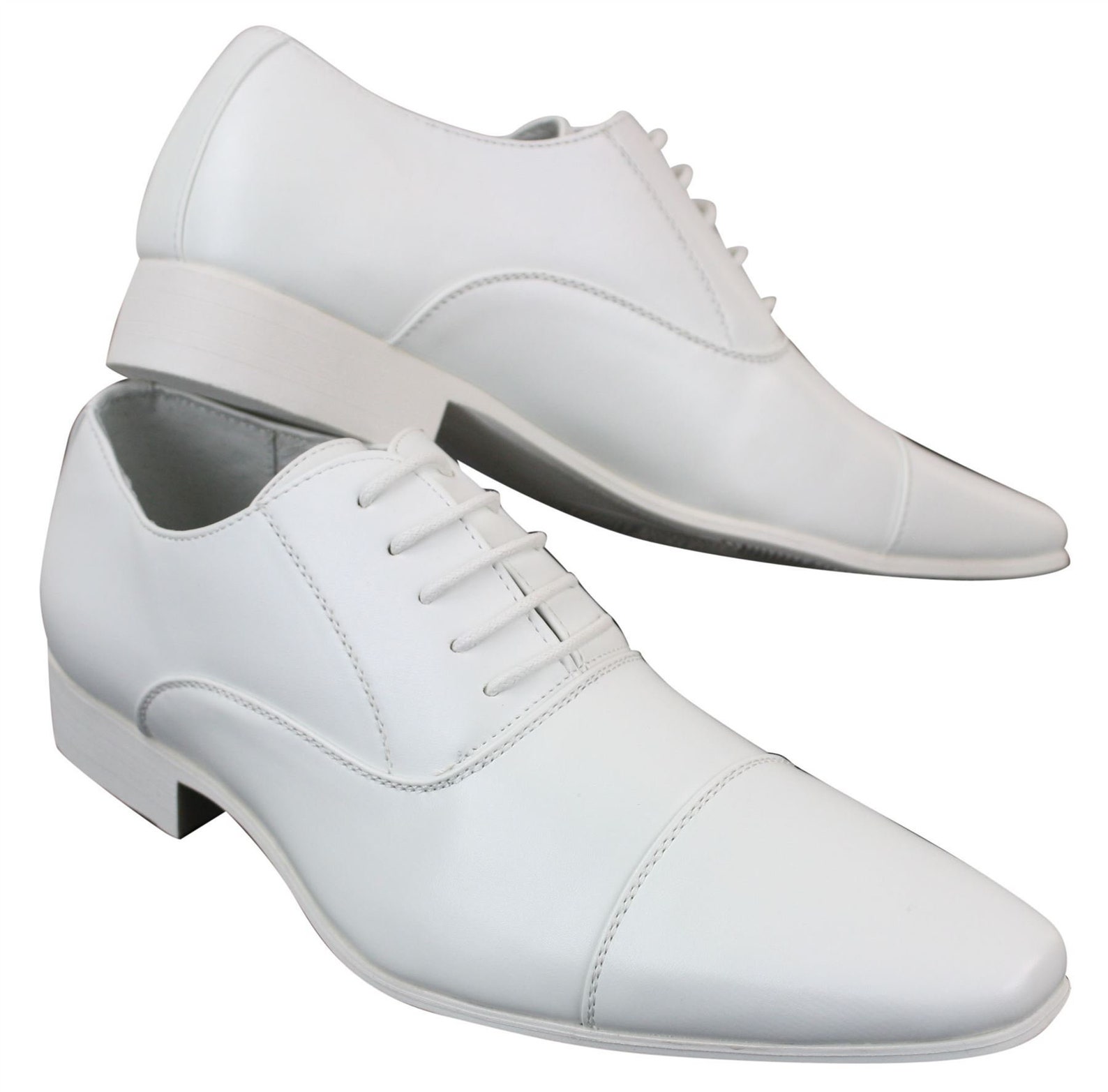 Mens smart formal dress shoes laced white tan brown black | Etsy