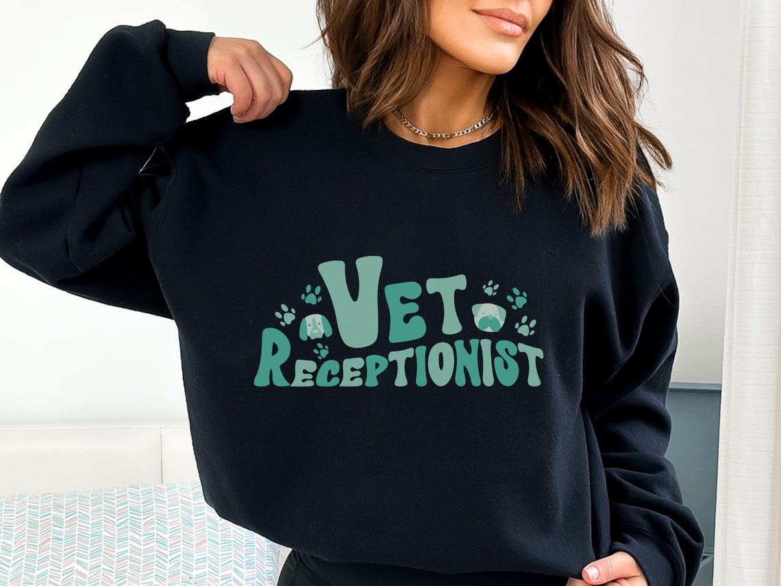 Veterinary Receptionist, Veterinarian Gift, Vet Receptionist Sweater ...