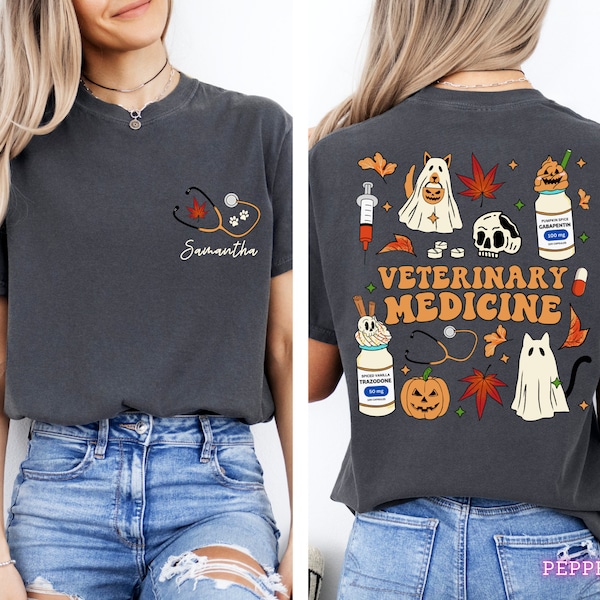 Spooky Ghost Optometry Halloween Crew Shirt, Optometrist Gift ...