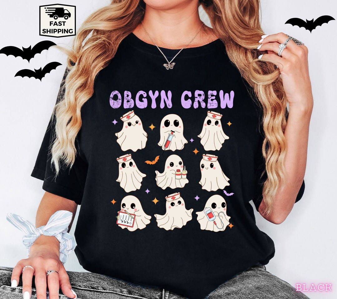 OBGYN Crew Halloween Shirt, OBGYN Nurse Shirt, Obgyn Crew Shirt ...