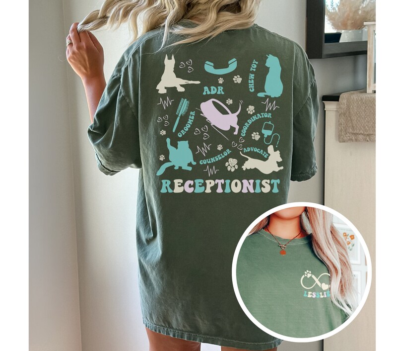 Personalized Vet Receptionist Gift Vet Receptionist Week Gift Vet ...