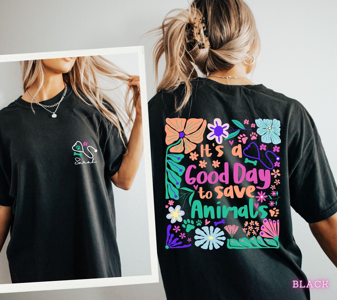 It’s A Good Day to Save Animals Shirt, Cute Vet Tech Shirts ...