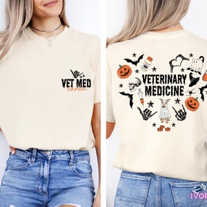 Custom Vet Crew Halloween Shirt, Vet Squad, Vet Receptionist Gift, Vet ...