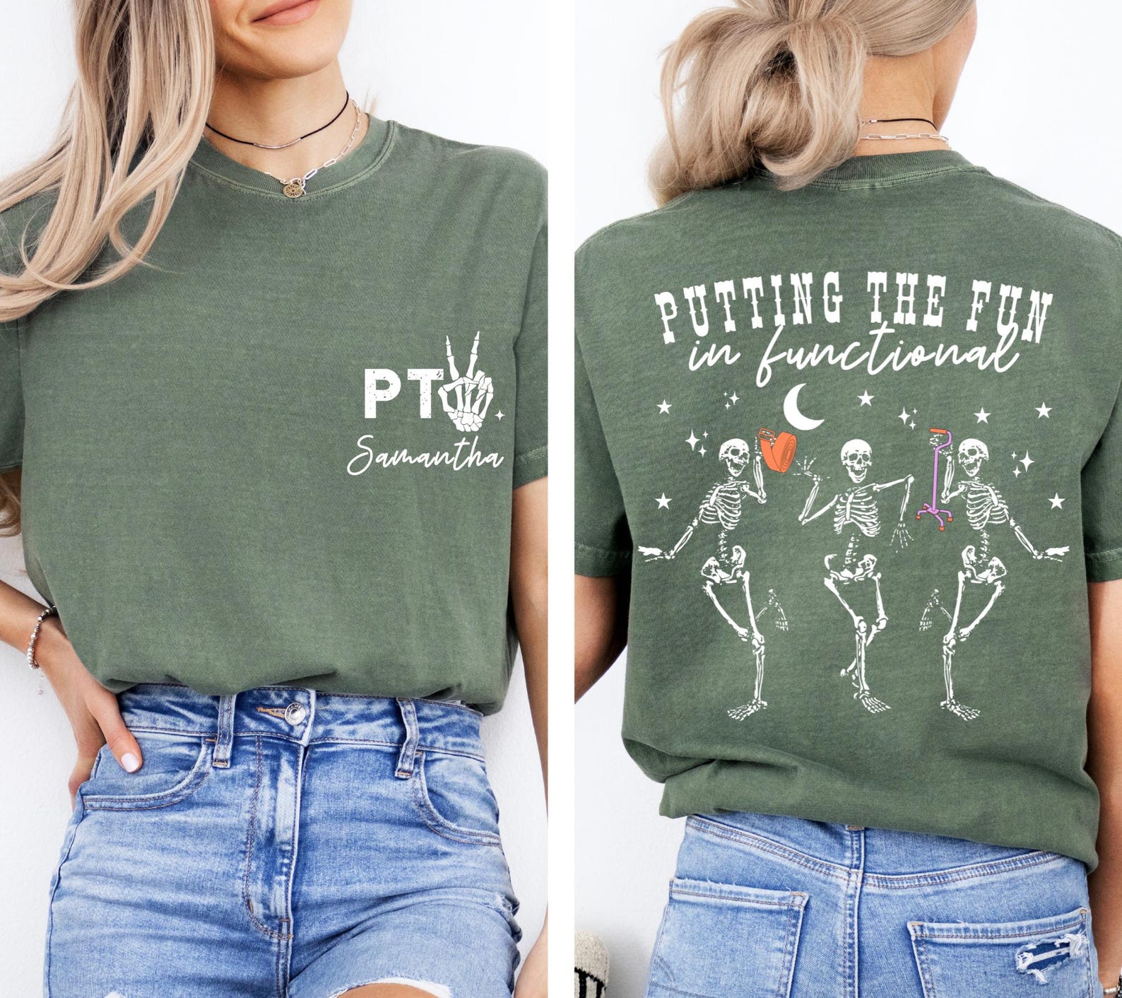 Physical Therapy Shirt, PT Ghosts Shirt, Halloween Physical Therapist ...