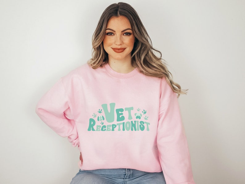 Veterinary Receptionist, Veterinarian Gift, Vet Receptionist Sweater ...