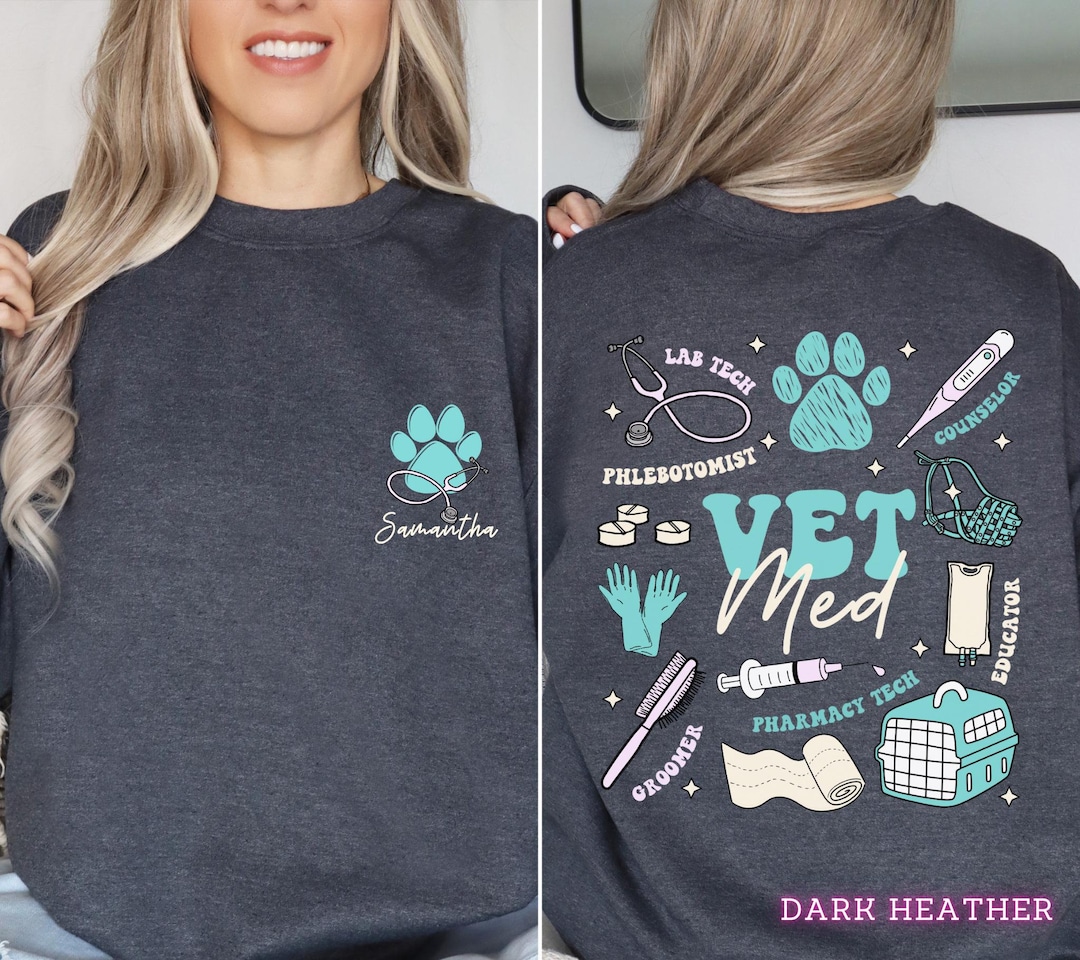 Vet Tech Shirt, ADR Sweatshirt, Vet Tech Week, Vet Med Shirts ...