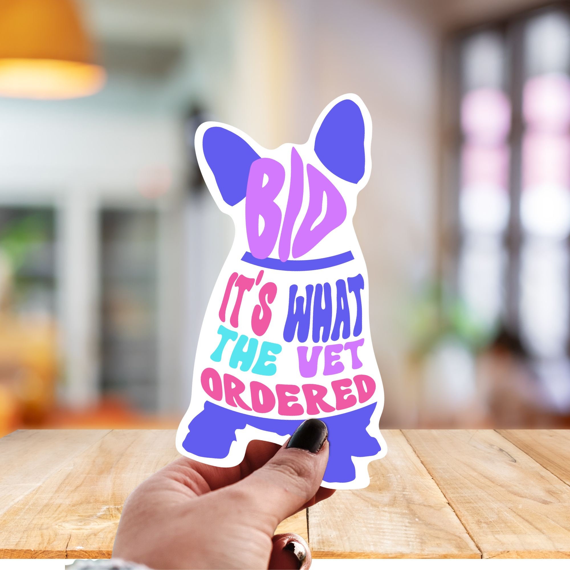 What the Vet Ordered Sticker, Ved Med Gift, Vet Med Stickers, Funny Vet ...