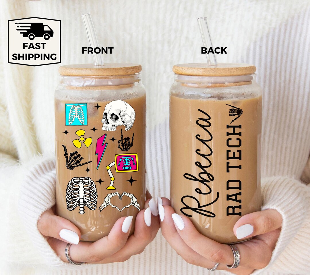 Xray Tech, X-ray Tumbler, Ice Coffee Cup, Gift for Xray Student ...