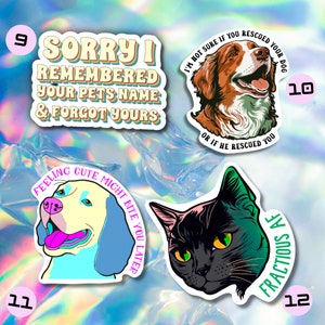 Funny Veterinary Stickers, Vet Tech Stickers, Vet Med Stickers, Vet ...