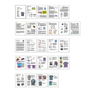 Geode & Ice Dye Tutorial | PDF Download | NOT a Physical Item - Etsy