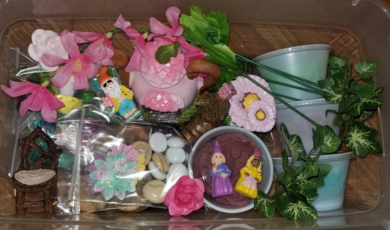 Fairy Garden Play Dough Kit Spring Garden Sensory Kit - Etsy