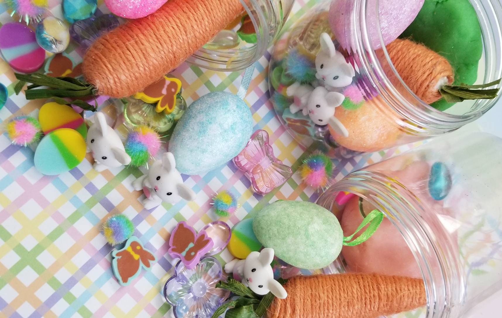 Hoppy Easter Play Dough Kit Play Dough Jar Spring Sensory Kit Easter ...
