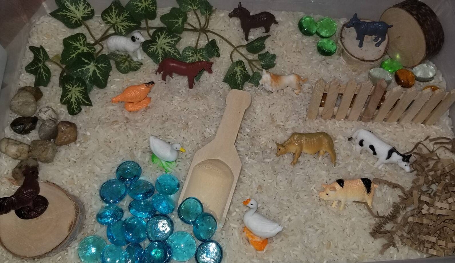 Farm Animal Sensory Kit | at the Farm Sensory Bin | Play Dough Kit ...