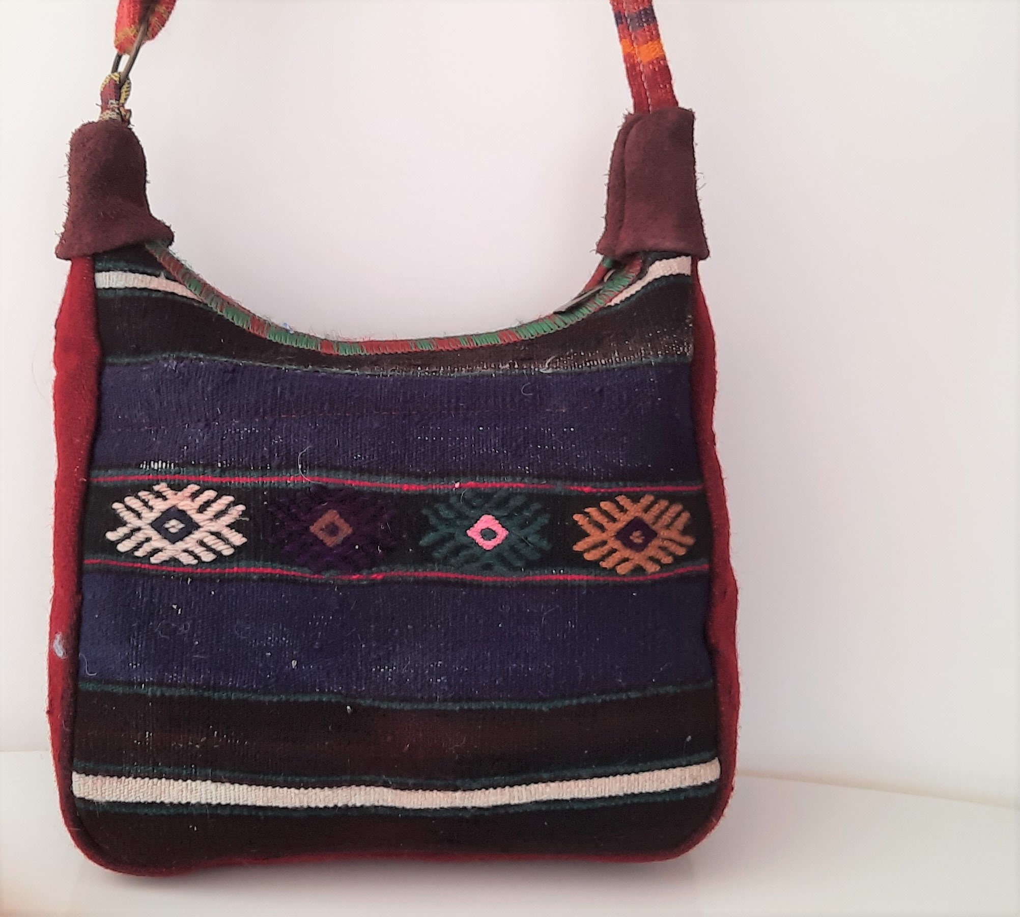 Handmade Vintage Shoulder Kilim Bag, Anatolian Kilim Bags, Kilim Purses ...