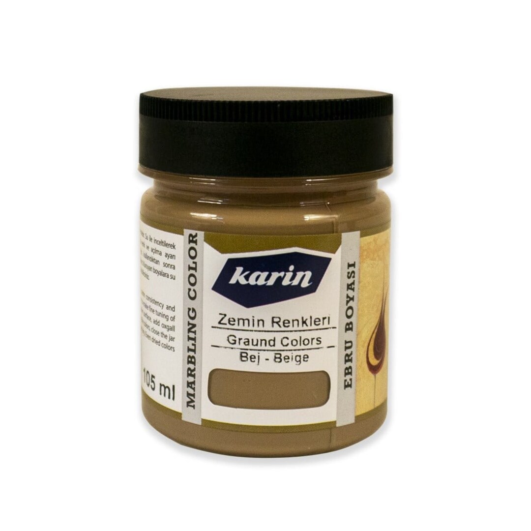 Karin Marbling Paint | Ground Colors - Bej - Beige 105 Ml | Traditional ...