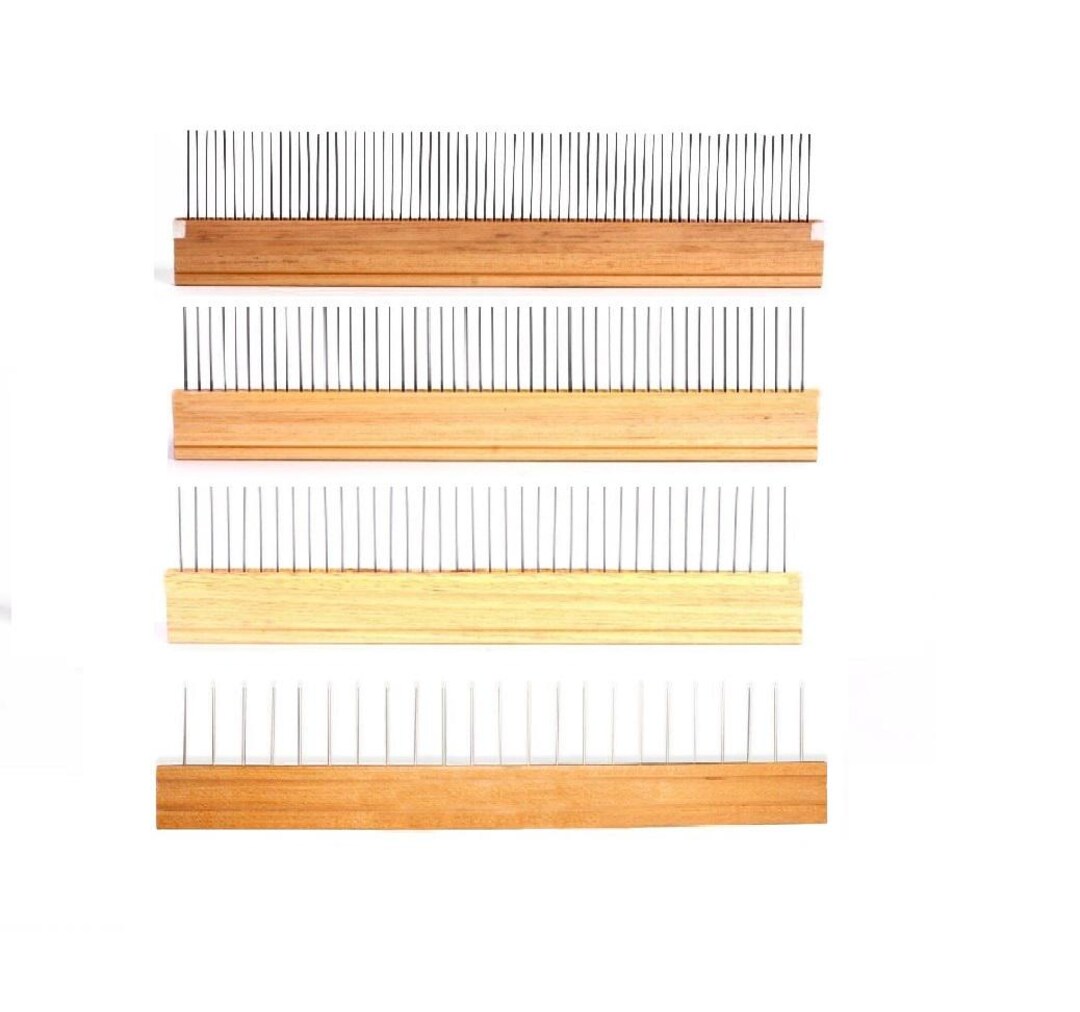 Marbling Comb Set 50 Cm Length | Flat Combs With 2-5-7-9 Mm Spacing and ...