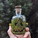 One of a Kind Frankenstein Bottle, Polymer Clay Sculpture POTION BOTTLE ...