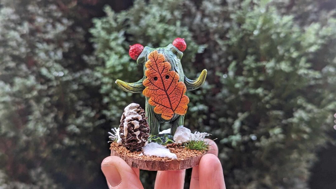 Winter Korok Polymer Clay Handmade Sculpture Decorating - Etsy
