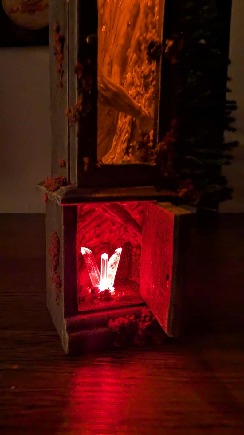 The Vecna Clock -stranger Things Inspired - OOAK Handmade Spooky Scene ...