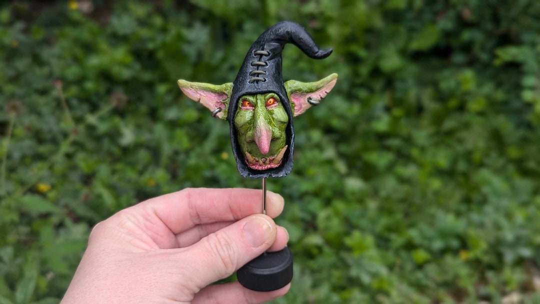 Goblin Head, Handmade Sculpture, Warhammer Goblin Statue - Etsy