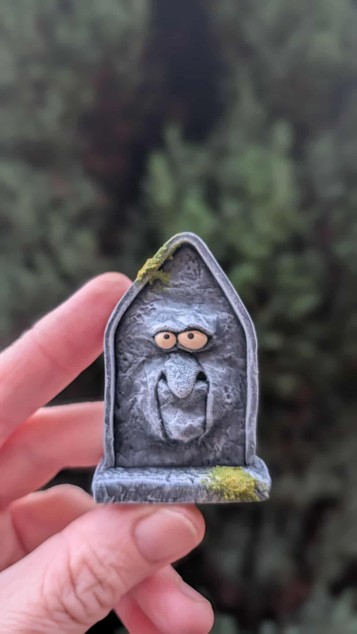 OOAK Magical Gravestones, Handmade Sculpture, Polymer Clay Halloween ...