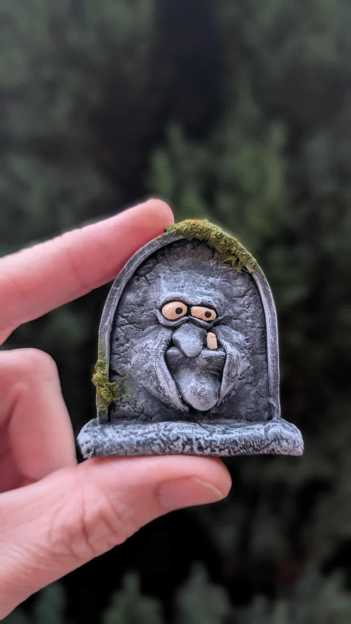 OOAK Magical Gravestones, Handmade Sculpture, Polymer Clay Halloween ...