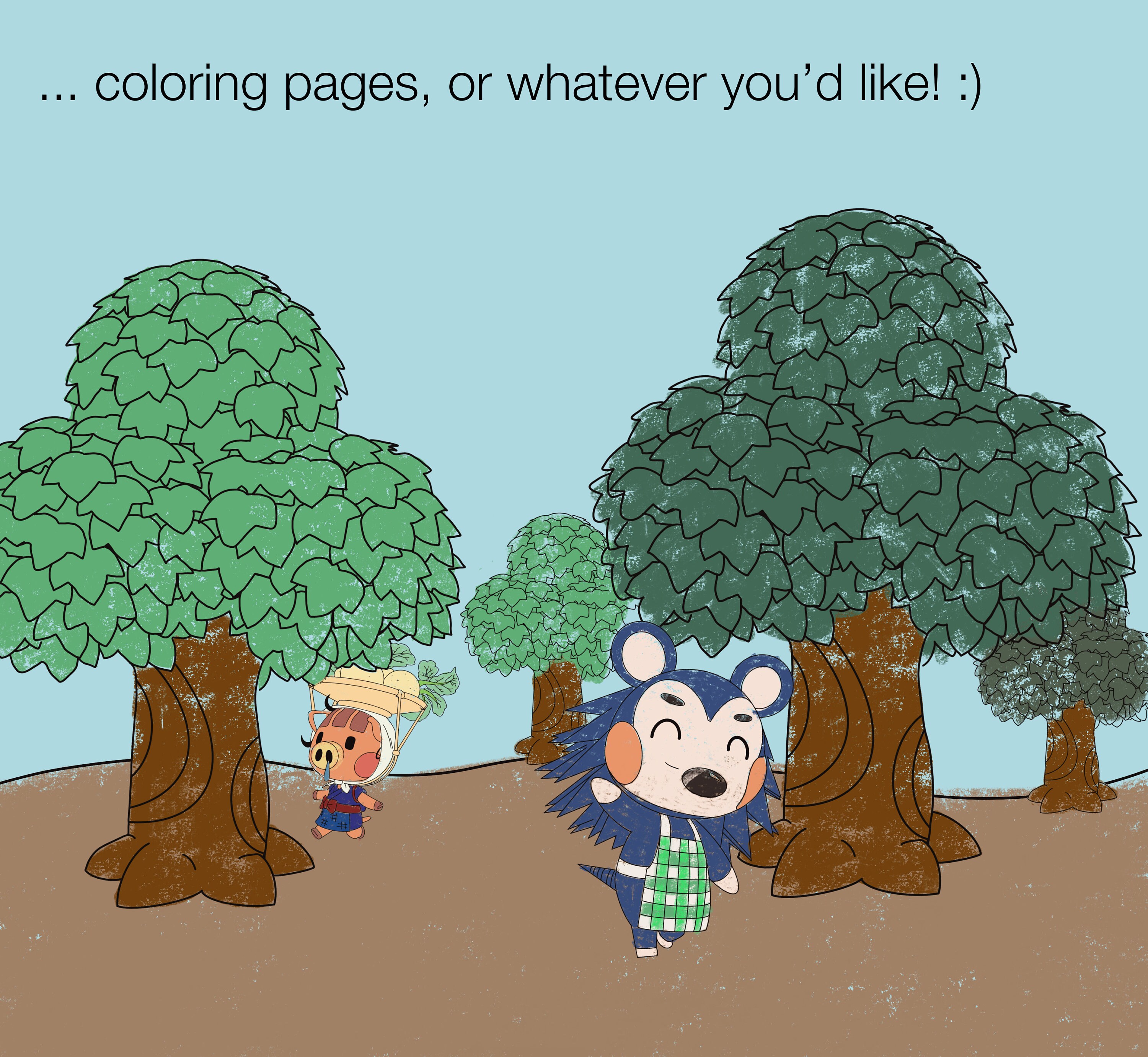 21 Animal Crossing Procreate Stamps, ACNH, Procreate Brushes - Etsy