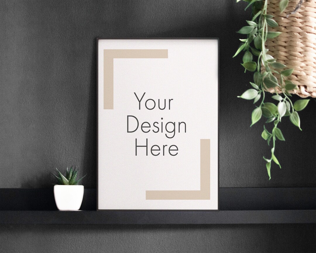 A4 Frame Mockup Frame Mock Up Interior Mockup Minimalist - Etsy