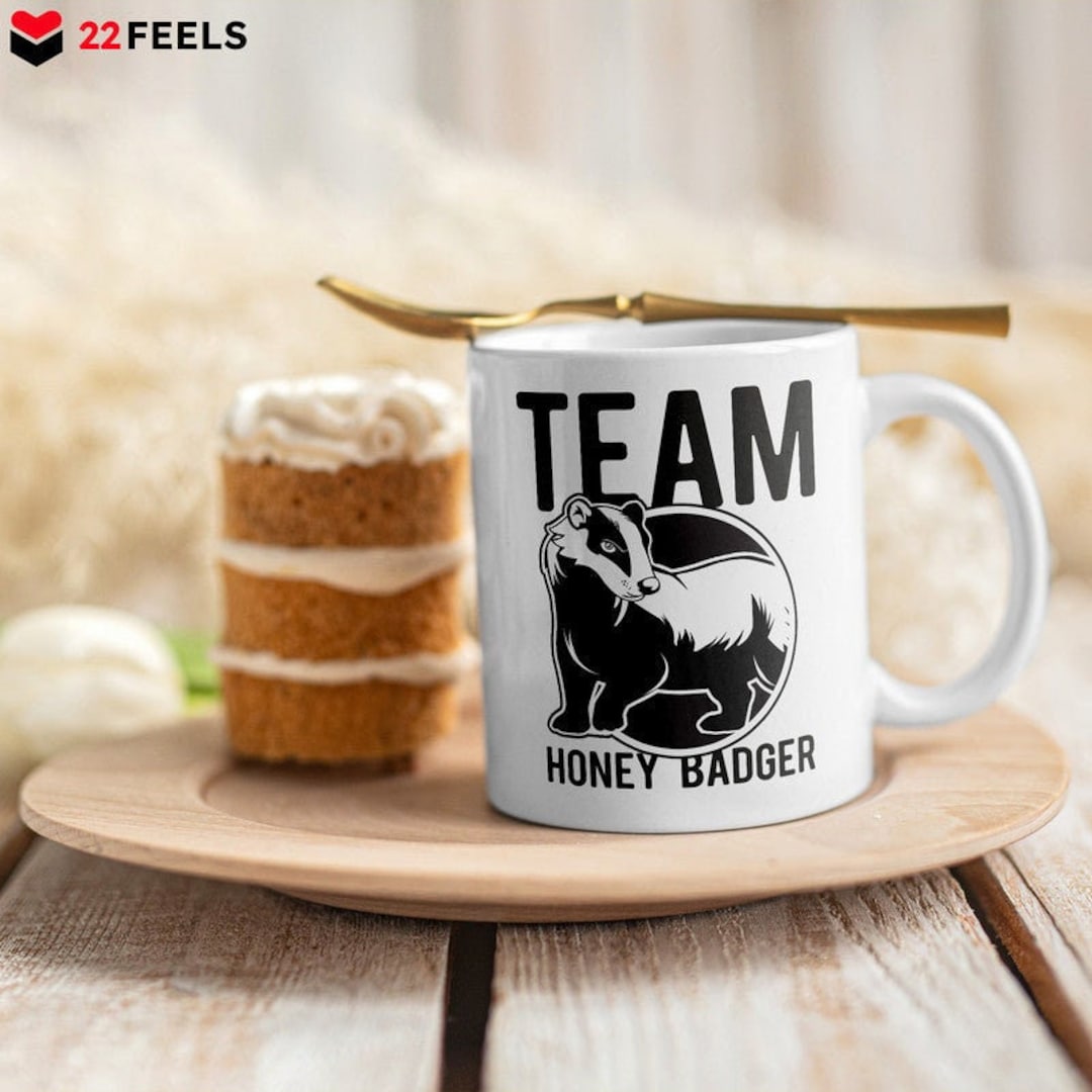 Funny Honey Badger Mug Team Honey Badger Ratel Marten Badger Gift ...