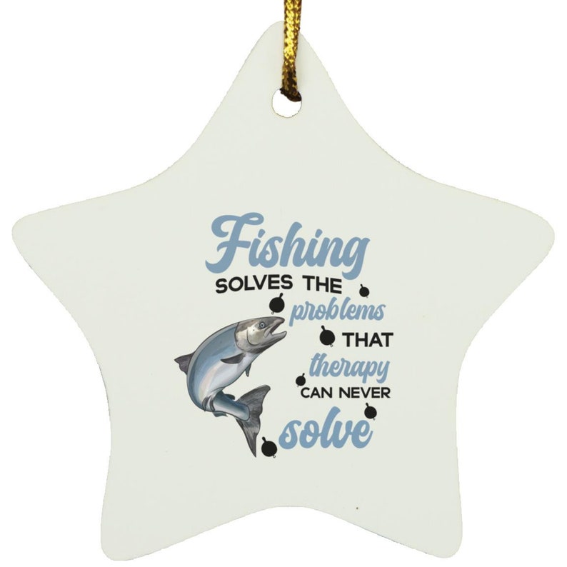 Fishing Christmas Ornament for Tree Atlantic Salmon Fishing - Etsy