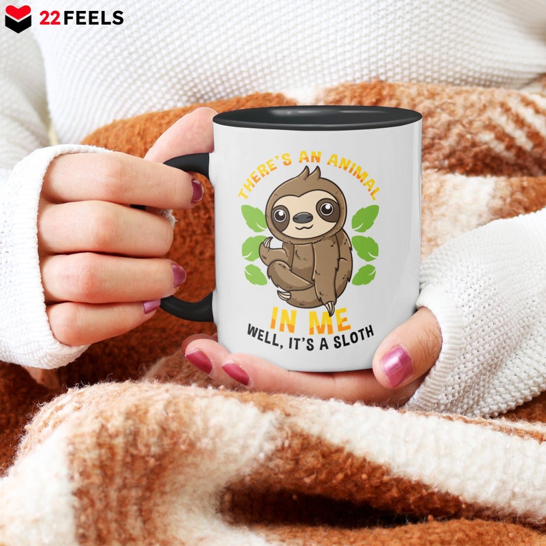 Funny Sloth Coffee Mug Office Men Women Humor Cup Slogan Text - Etsy