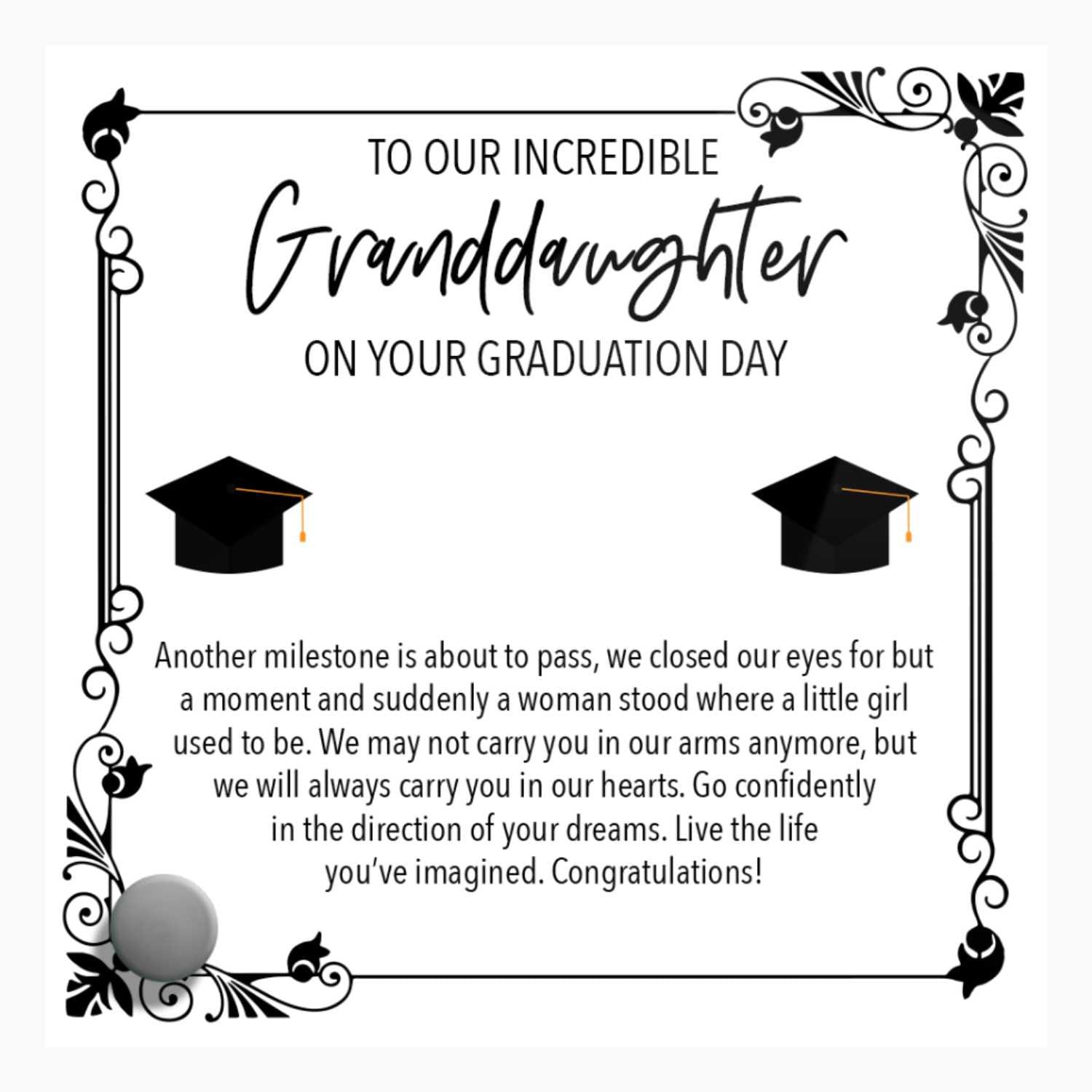 To Our Granddaughter Graduation Gift High School Graduation Gift ...