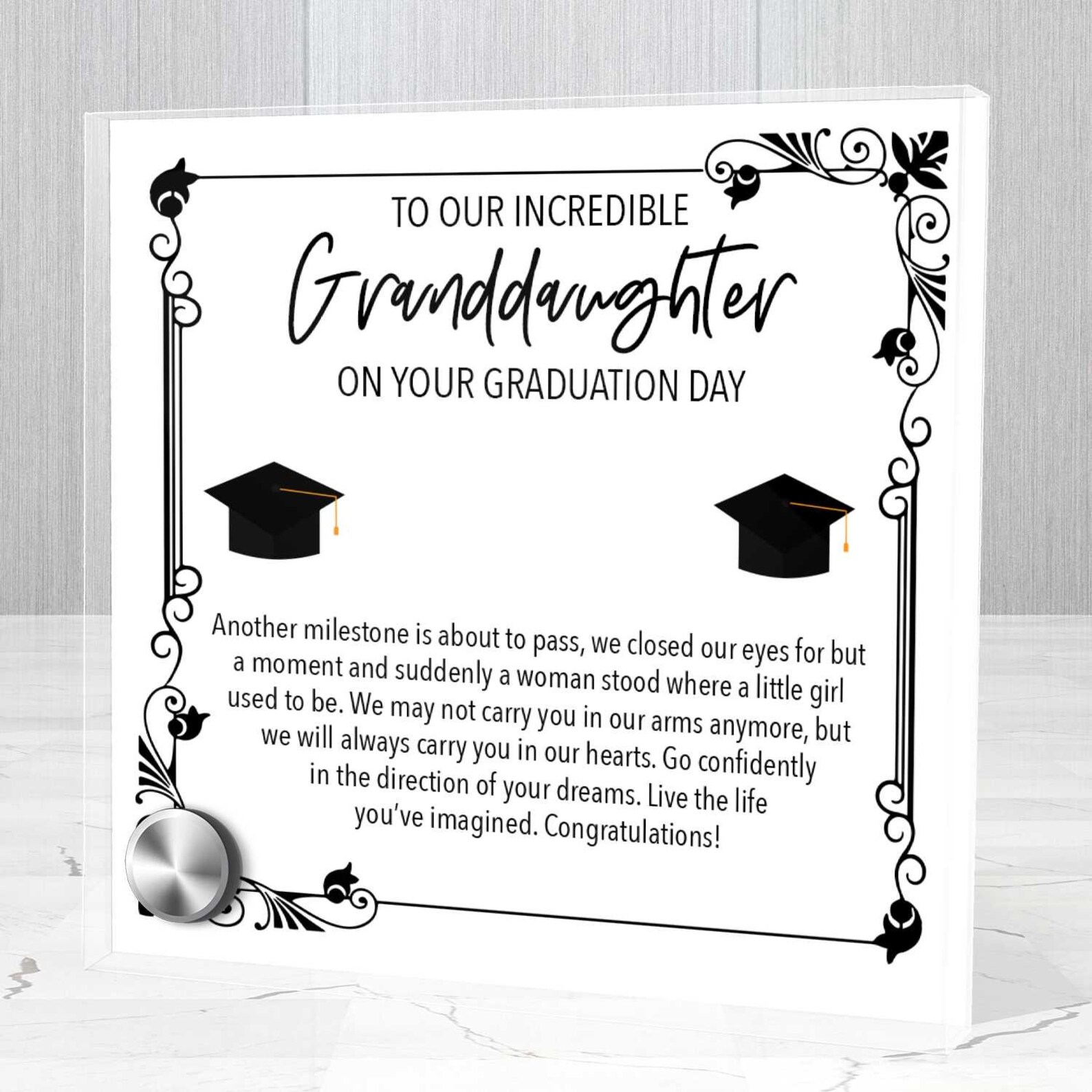 To Our Granddaughter Graduation Gift High School Graduation Gift ...