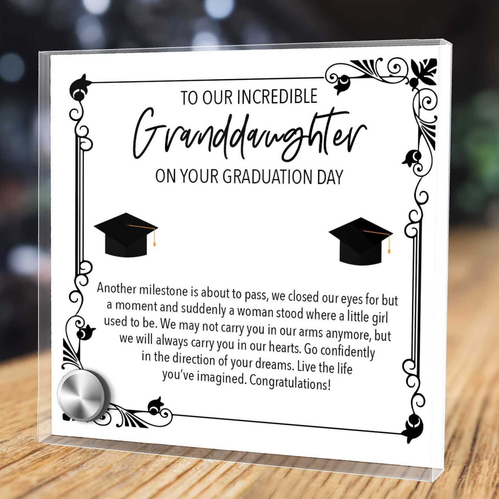 To Our Granddaughter Graduation Gift High School Graduation Gift ...