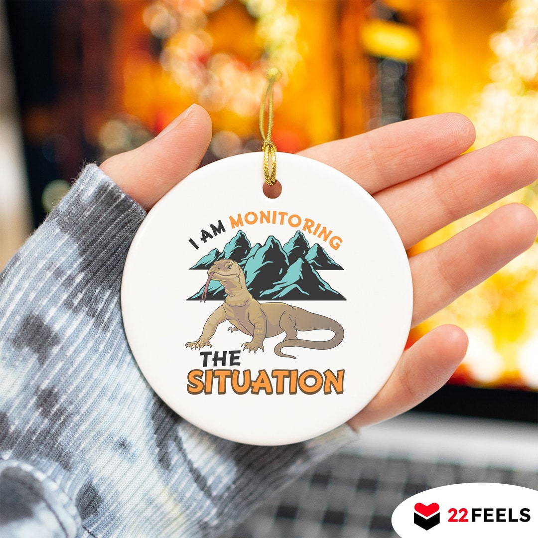 Monitor Lizard Ornament Pet Lizard Gift XMAS Lizard Christmas Ornament ...